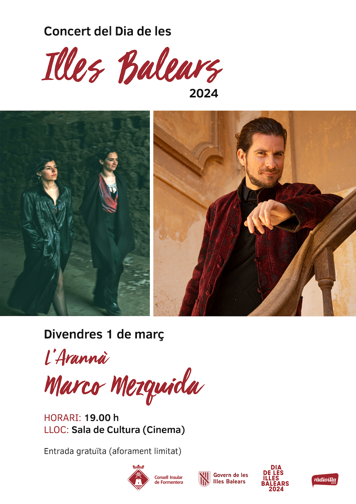 El dúo L’Arannà y Marco Mezquida, protagonistas del concierto del Día ...