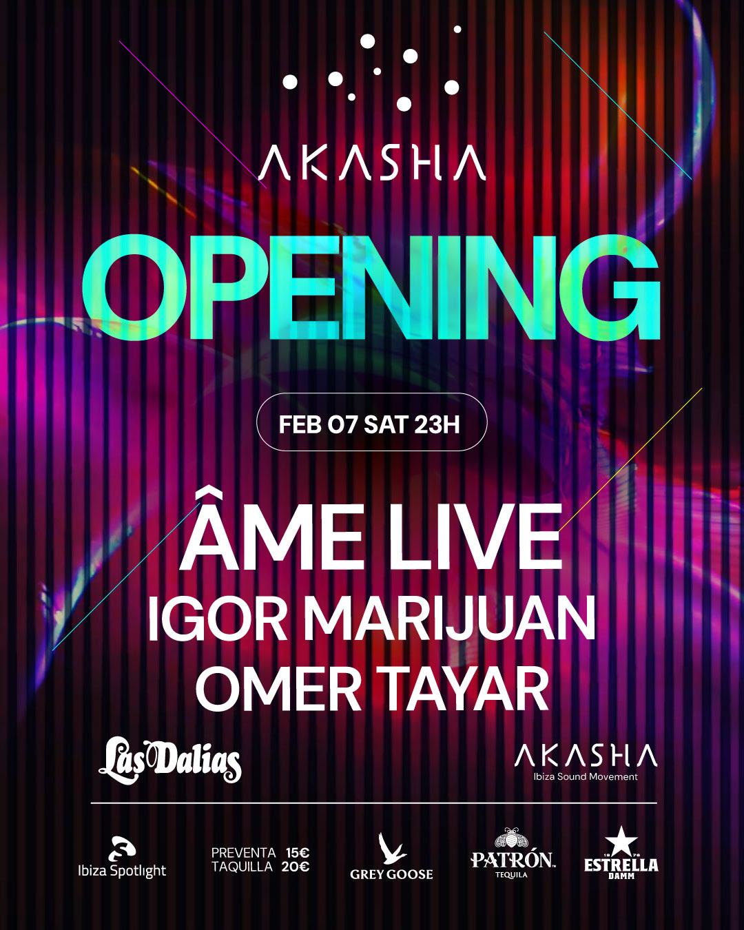 La música vuelve a Akasha este sábado con su Opening de 2026 - Noudiari.es